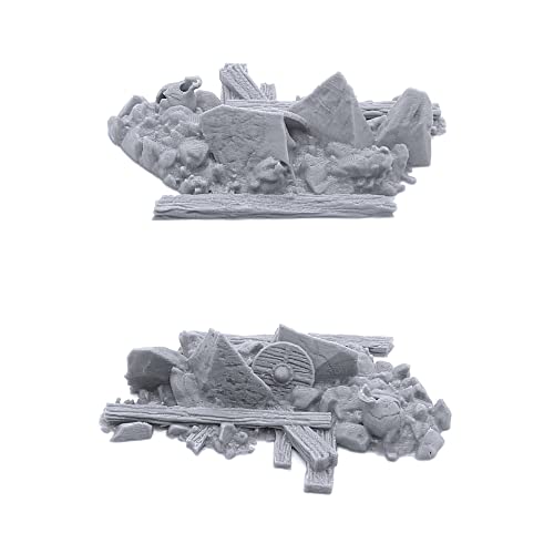 Urban Rubble by GameScape3D, 3D Printed Tabletop RPG Scenery and Wargame Terrain for 28mm Miniatures