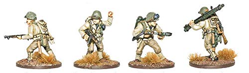 Bolt Action Rangers Lead The Way! US Rangers 1:56 WWII Military Wargaming Figures Plastic Model Kit