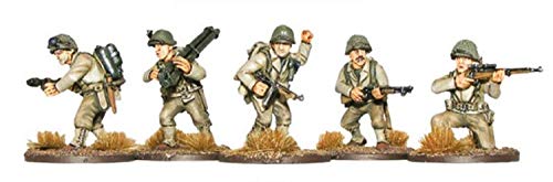 Bolt Action Rangers Lead The Way! US Rangers 1:56 WWII Military Wargaming Figures Plastic Model Kit