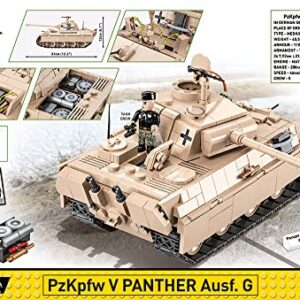 Cobi toys 905 Pcs Hc WWII Panzer V Panther Ausf.G Sd.Kfz.171