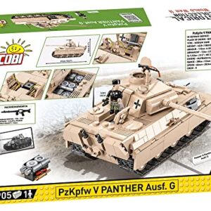 Cobi toys 905 Pcs Hc WWII Panzer V Panther Ausf.G Sd.Kfz.171