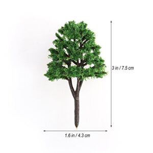 NUOLUX 20pcs Model Trees Landscape 1:150 7.5cm Model Train Scenery Landscape N Scale