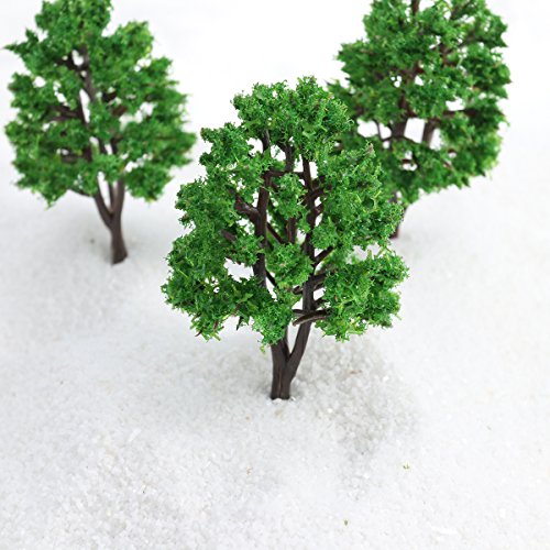 NUOLUX 20pcs Model Trees Landscape 1:150 7.5cm Model Train Scenery Landscape N Scale