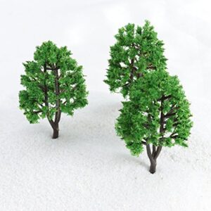 NUOLUX 20pcs Model Trees Landscape 1:150 7.5cm Model Train Scenery Landscape N Scale