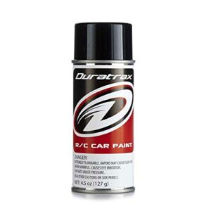 duratrax polycarb spray metallic black 4.5 oz dtxr4280