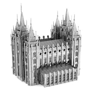 fascinations metal earth premium series salt lake city temple 3d metal model kit