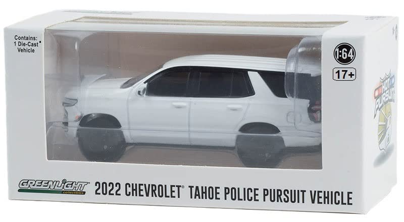 Greenlight 43001-N Hot Pursuit - 2022 Chevy Tahoe Police Pursuit Vehicle (PPV) 1/64 Scale