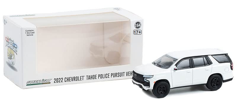 Greenlight 43001-N Hot Pursuit - 2022 Chevy Tahoe Police Pursuit Vehicle (PPV) 1/64 Scale