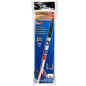 estes 652 citation patriot flying model rocket kit 0652 | intermediate level build | soars up to 600′