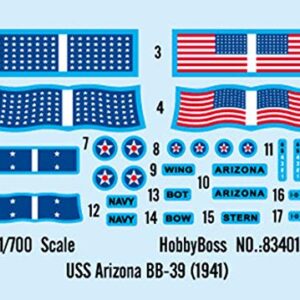 Hobby Boss HY83401 USS Arizona BB-39 Boat Model Building Kit