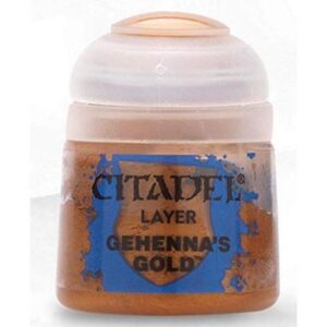 citadel paint, layer: gehenna’s gold