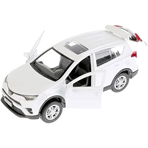 Toyota RAV4 Diecast Car 1/36 Scale Compact Crossover SUV - Russian Collectible Metal Model