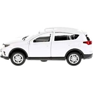 Toyota RAV4 Diecast Car 1/36 Scale Compact Crossover SUV - Russian Collectible Metal Model