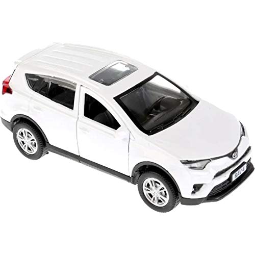 Toyota RAV4 Diecast Car 1/36 Scale Compact Crossover SUV - Russian Collectible Metal Model