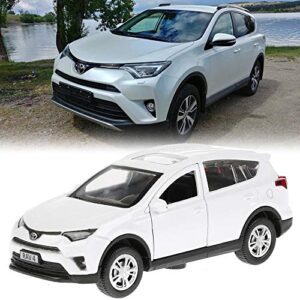 Toyota RAV4 Diecast Car 1/36 Scale Compact Crossover SUV - Russian Collectible Metal Model