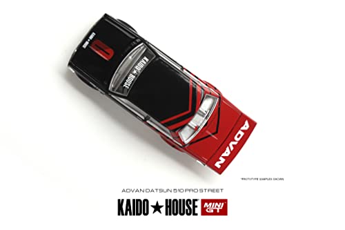 Datsun 510 Pro Street Advan Yokohama (by Jun Imai) Kaido House 1/64 Diecast Model Car True Scale Miniatures KHMG032