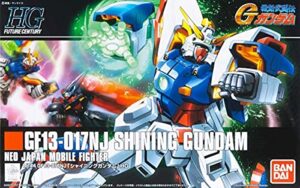 hgfc 1/144 shining gundam plastic model from “mobile fighter g gundam”