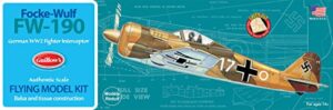 guillow’s focke-wulf fw-190 model kit