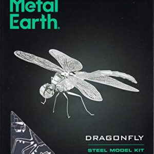 Fascinations Metal Earth Dragonfly 3D Metal Model Kit, silver