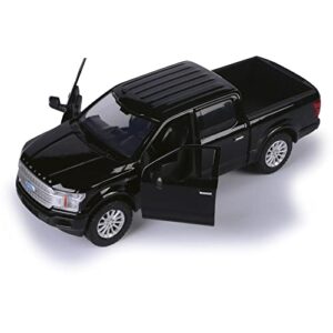 Motor Max 2019 Ford F-150 Limited Crew Cab Pickup Truck, Black 79364BK - 1/27 Scale Diecast Model Toy Car