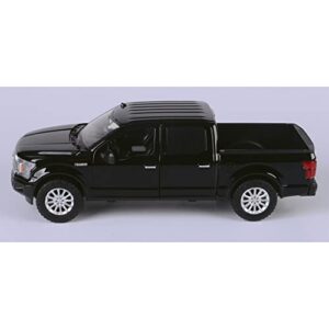 Motor Max 2019 Ford F-150 Limited Crew Cab Pickup Truck, Black 79364BK - 1/27 Scale Diecast Model Toy Car