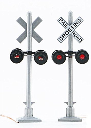 Walthers SceneMaster HO Scale Crossing Signal Flashers (Working Lights) 2-Pack