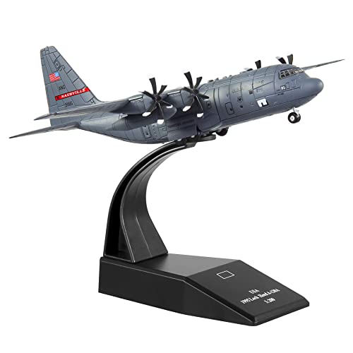 HANGHANG 1/200 Scale C 130 Model Plane Diecast Military Airplanes Metal Fighter Jet Models Model for Commemorate Collection or Gifts