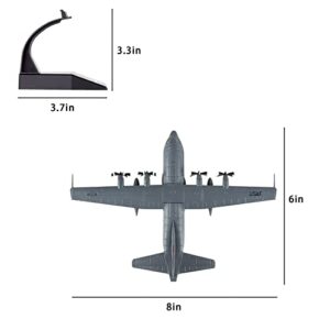 HANGHANG 1/200 Scale C 130 Model Plane Diecast Military Airplanes Metal Fighter Jet Models Model for Commemorate Collection or Gifts