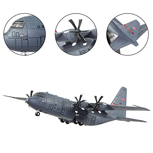 HANGHANG 1/200 Scale C 130 Model Plane Diecast Military Airplanes Metal Fighter Jet Models Model for Commemorate Collection or Gifts