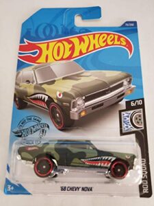 hot wheels 2020 rod squad ’68 chevy nova, 73/250