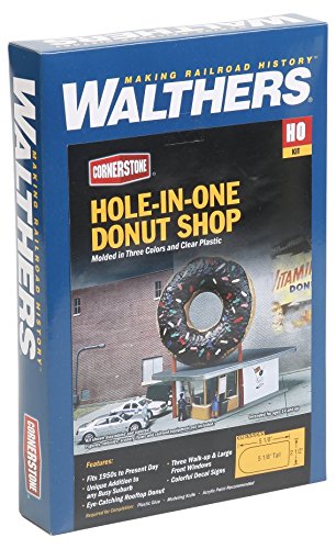 Walthers Cornerstone Hole-In-One Donut Shop