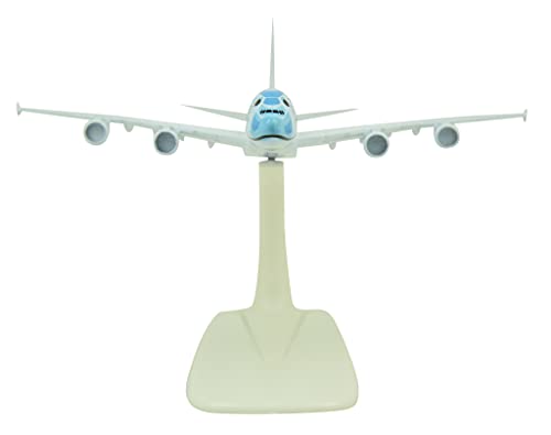 TANG DYNASTY(TM) 1:500 15cm A380 ANA Sea Turtle Metal Airplane Model Plane Toy Plane Model (Blue)