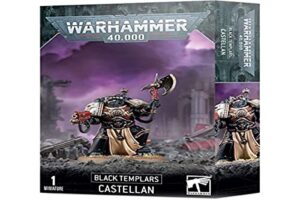 warhammer 40,000 black templars: castellan miniature