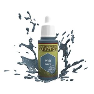 the army painter aps warpaints: wolf grey (18ml. /0.6oz.)