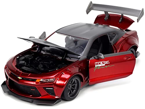 Jada Toys Big Time Muscle 1:24 2016 Chevy Camaro SS Widebody Die-cast Car, Toys for Kids and Adults