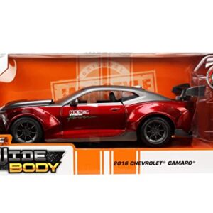 Jada Toys Big Time Muscle 1:24 2016 Chevy Camaro SS Widebody Die-cast Car, Toys for Kids and Adults