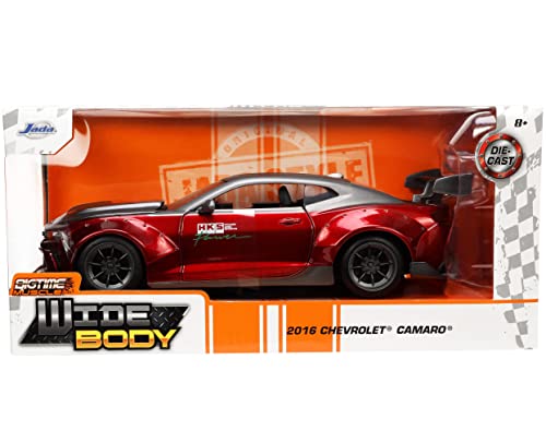 Jada Toys Big Time Muscle 1:24 2016 Chevy Camaro SS Widebody Die-cast Car, Toys for Kids and Adults