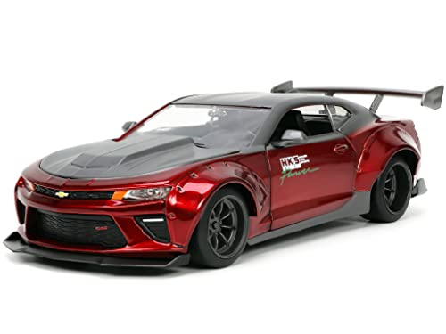 Jada Toys Big Time Muscle 1:24 2016 Chevy Camaro SS Widebody Die-cast Car, Toys for Kids and Adults