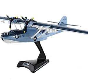 Daron Worldwide Trading Postage Stamp USN Pby5 Catalina 1/150 Airplane Model