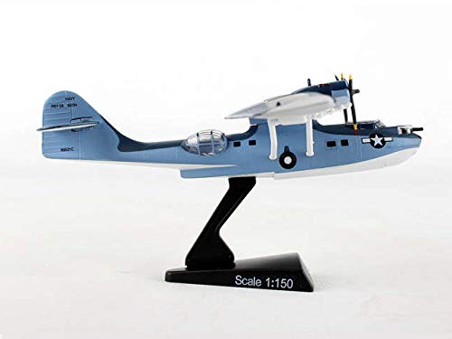 Daron Worldwide Trading Postage Stamp USN Pby5 Catalina 1/150 Airplane Model