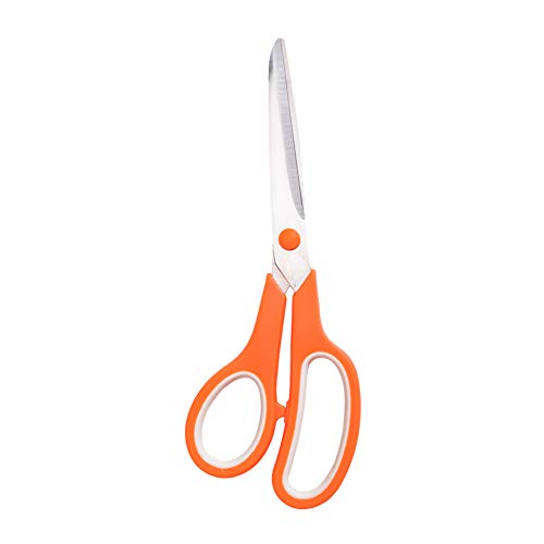 Multipurpose Scissors ,Stainless Steel Comfort Grip Handles，Sturdy Sharp Scissors for Office Home School Sewing Fabric Craft Supplies,Pack of 5，Right/Left Handed