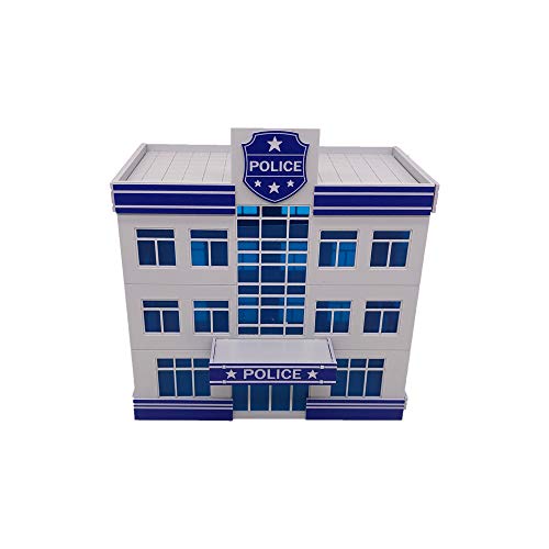 Outland Models Railroad Scenery Modern Police Department Building HO Scale 1:87