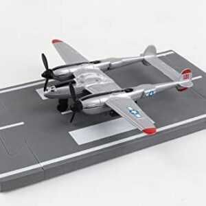 Daron Worldwide Trading Runway24 P38J Vehicle, Silver