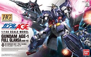 gundam high grade gundam age 1/144 scale model kit: #35 gundam age-1 full glansa