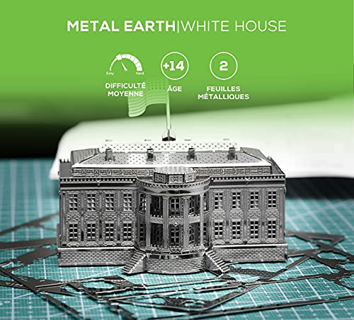 Fascinations Metal Earth White House 3D Metal Model Kit