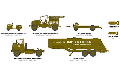 Airfix WWII USAAF 8th Air Force Bomber Resupply 1:72 Military Plastic Model Kit