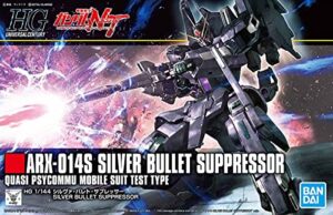 bandai hobby hguc 1/144#225 silver bullet suppressor gundam nt