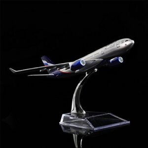 24-Hours The Russian International Airlines Aeroflot-Russian Airlines Airbus A330 Airplane Models Die-cast 1:400