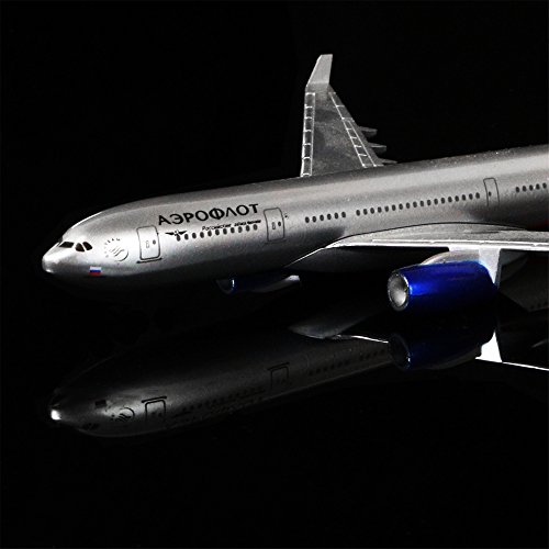 24-Hours The Russian International Airlines Aeroflot-Russian Airlines Airbus A330 Airplane Models Die-cast 1:400