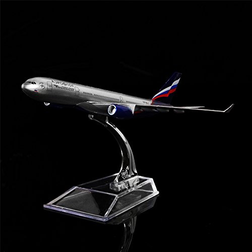 24-Hours The Russian International Airlines Aeroflot-Russian Airlines Airbus A330 Airplane Models Die-cast 1:400